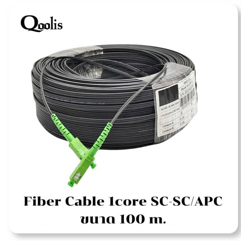 Fiber Optic 1Core พร้อมเข้า SC-SC/SPC หัวท้าย – Lionking CCTV